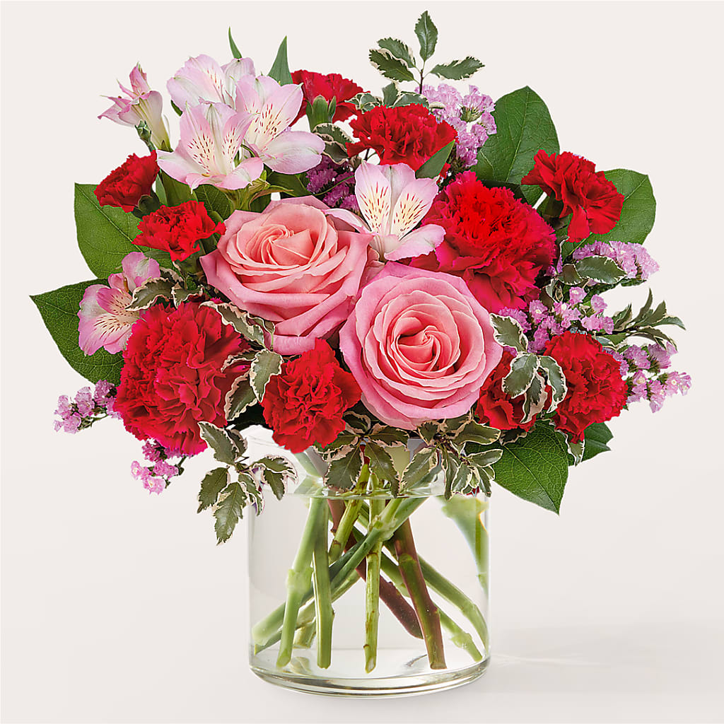First Impressions Bouquet – pink, red flower arrangement | Ottawa, ON ...
