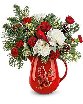 Teleflora's Scarlet Cardinal Bouquet–Talia Flowers